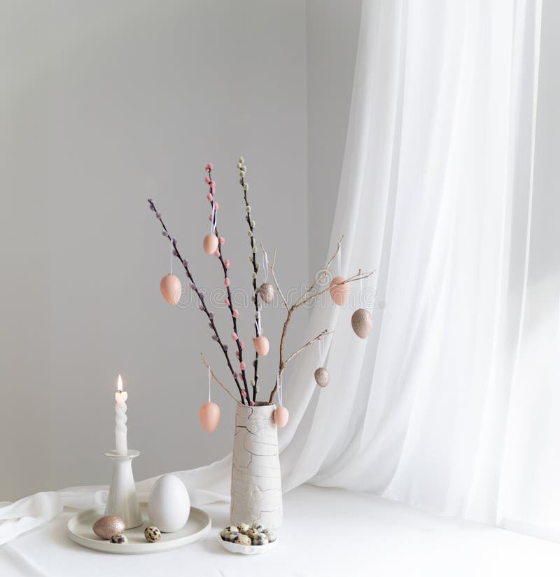 Easter home decor. stock photo. Image of jesus, paper - 154358186