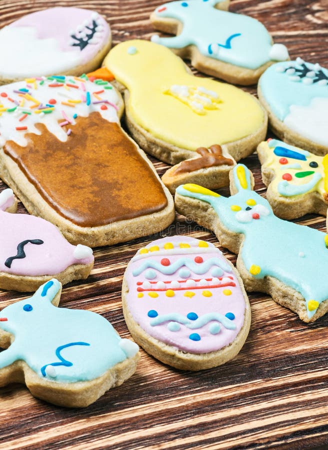 Easter Homemade Gingerbread Cookie Stock Photo - Image of delicious ...