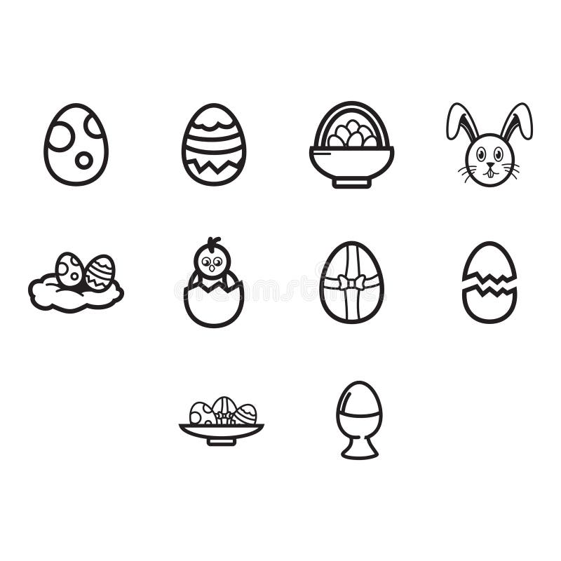 Easter Egg 3D Icon. Red Green Color Egg, Isolated White Background ...