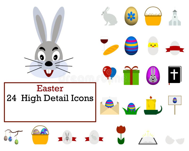 Easter Icon - Calendar With Sun Stock Vector - Illustration of bright ...