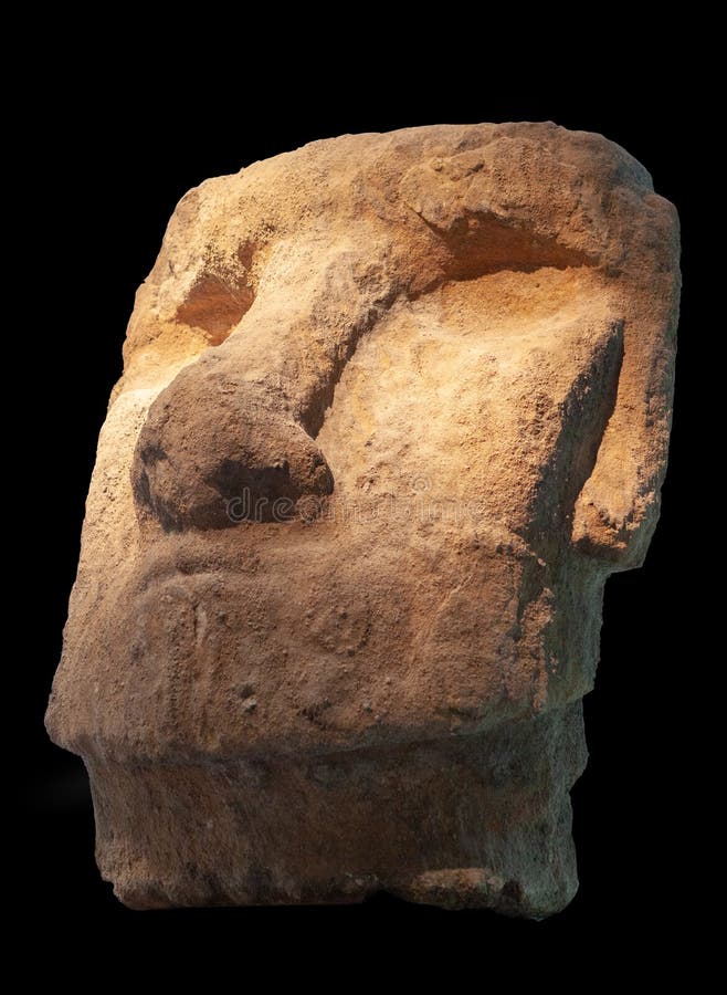 Easter Island Head Statue stock image. Image of archeology - 187132667