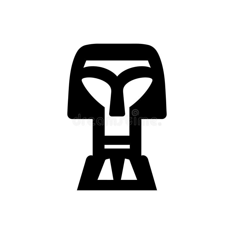 Easter Island icon stock illustration. Illustration of archaeological ...