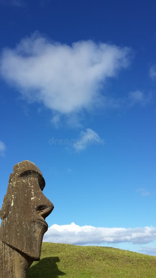 Easter Island Moai stock photo. Image of rapa, easter - 59643098