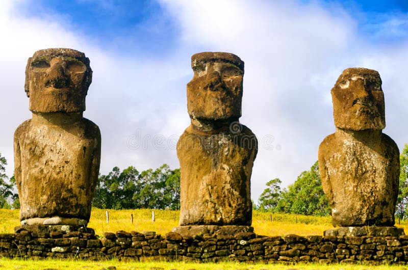 Easter Island View stock photo. Image of path, easter - 82006890