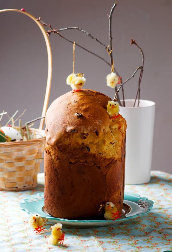 Easter Kulich.traditional Russian Easter Pastries Stock Image - Image ...