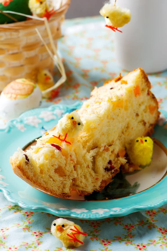 Easter Kulich.traditional Russian Easter Pastries Stock Photo - Image ...