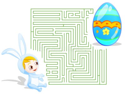 Easter labyrinth stock image. Illustration of instructive - 23938009
