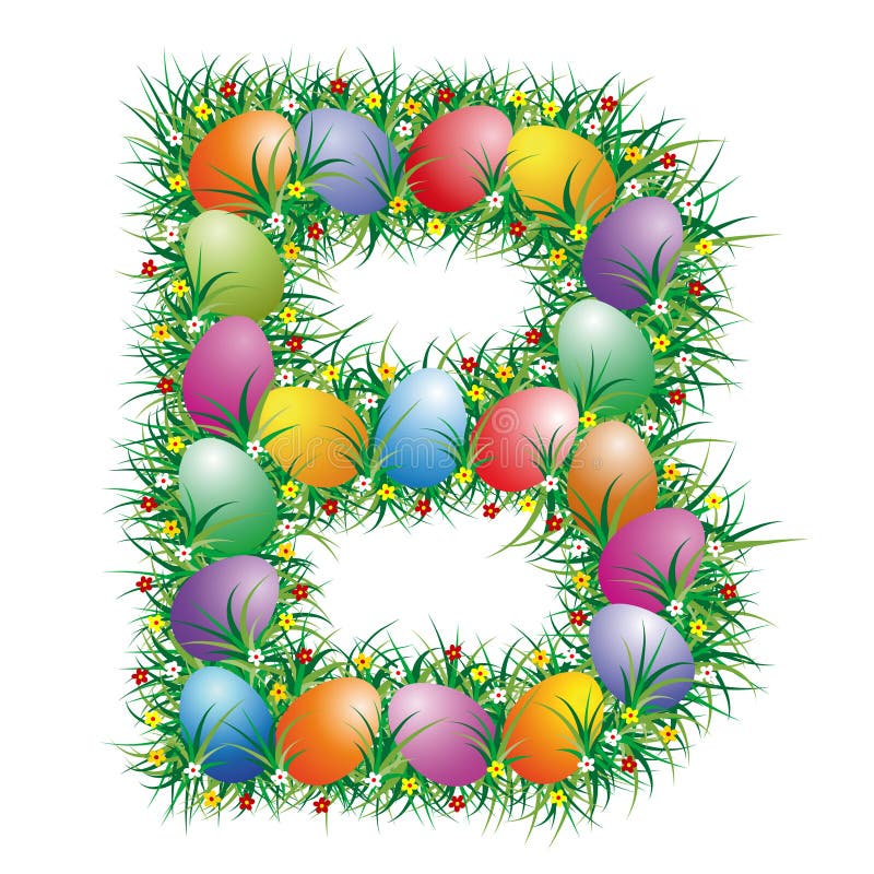 Easter Font Letter G Picture. Image: 4527183