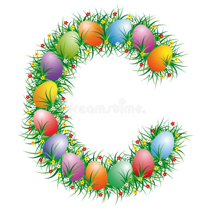 Easter Letter - E Picture. Image: 4366764