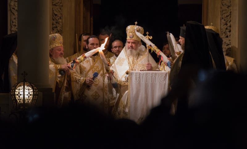 Easter Light at Patriarchal Cathedral, Bucharest Editorial Image ...