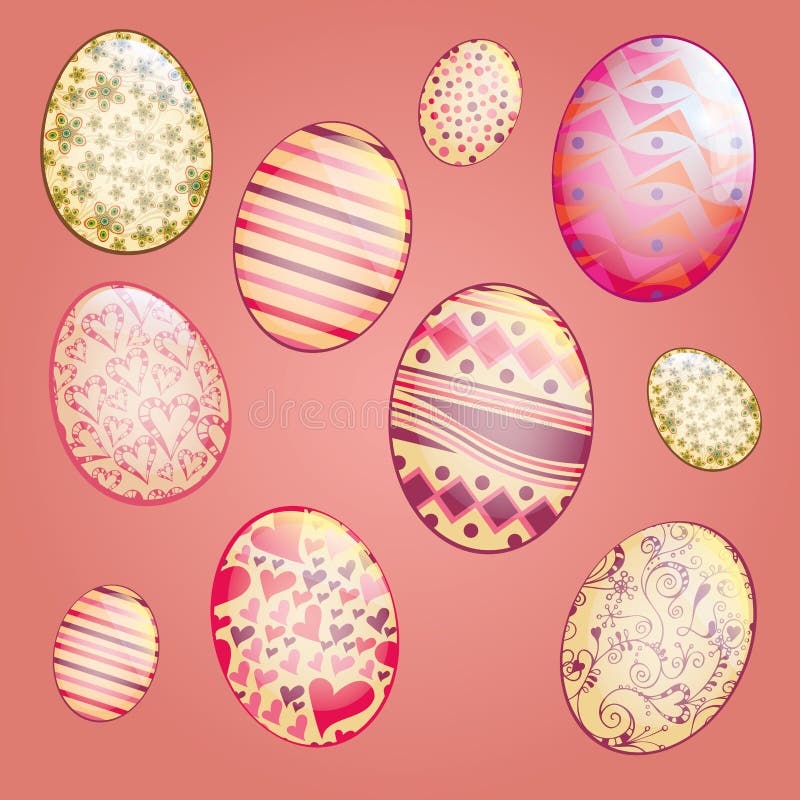 Easter stock vector. Illustration of daisy, easter, doodle - 37274314