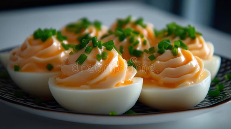 Easter Lunch with Scalloped Potatoes, Ham, and Colorful Eggs Stock ...