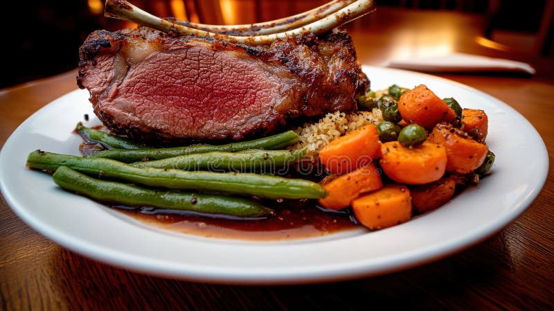 Easter Lunch with Scalloped Potatoes, Ham, and Colorful Eggs Stock ...