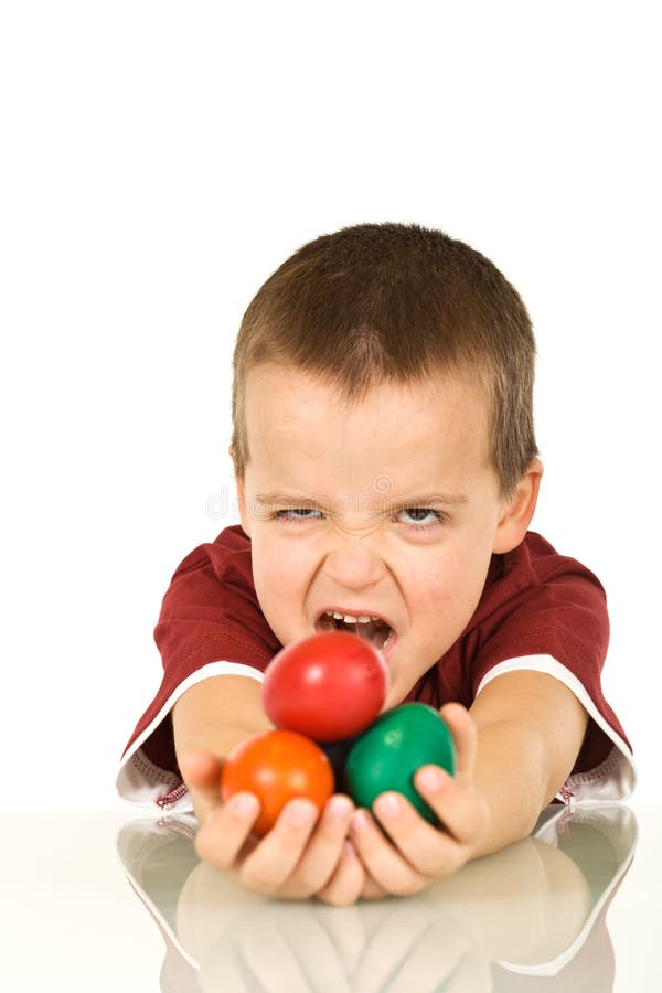 The easter egg menace stock photo. Image of caucasian - 8568784