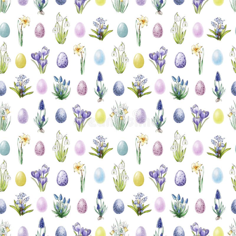 Easter Mood Flat Style Illustration. Stock Vector - Illustration of ...