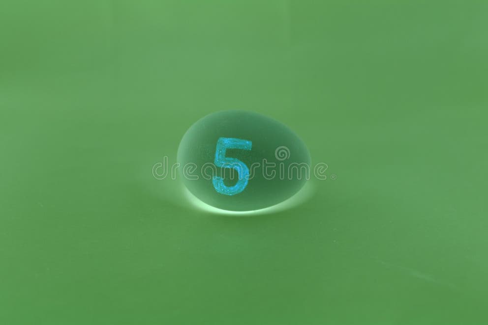 Easter Number on Egg. Easter Egg Number Five Background Stock Image ...