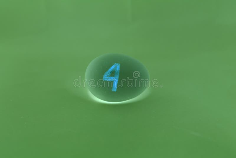 Easter Number on Egg. Easter Egg Number Four Background Stock Image ...