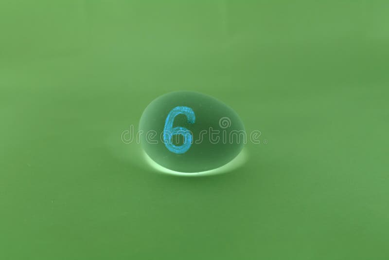 Easter Number on Egg. Easter Egg Number Six Background Stock Photo ...