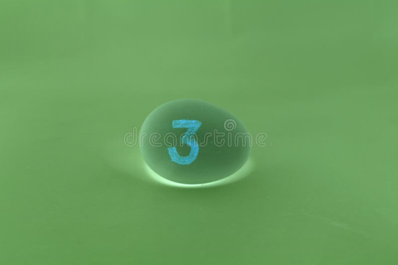 Easter Number on Egg. Easter Egg Number Three Background Stock Photo ...