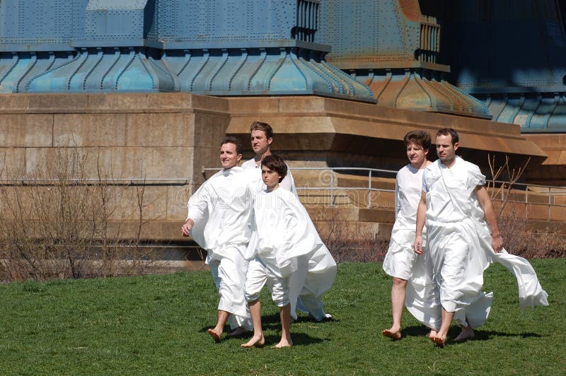 Easter Pageant Players editorial stock image. Image of apostles - 19201244