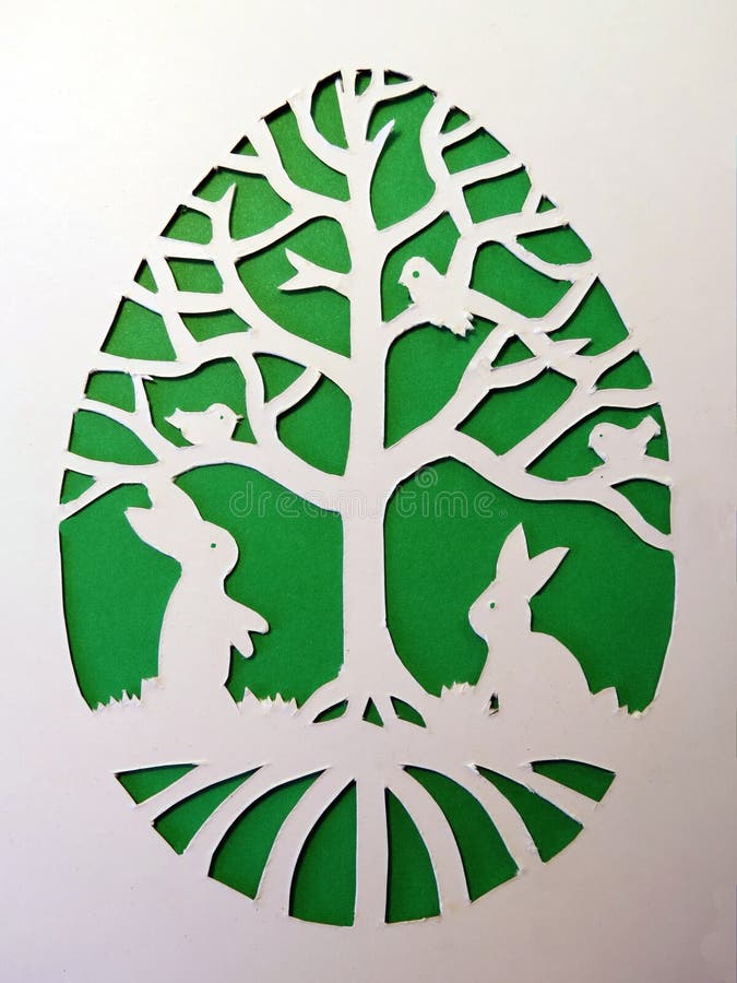 Easter paper crafts stock photo. Image of macro, hole - 36347588