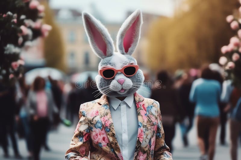 Easter Parade Easter Holiday Theme Stock Illustration - Illustration of ...