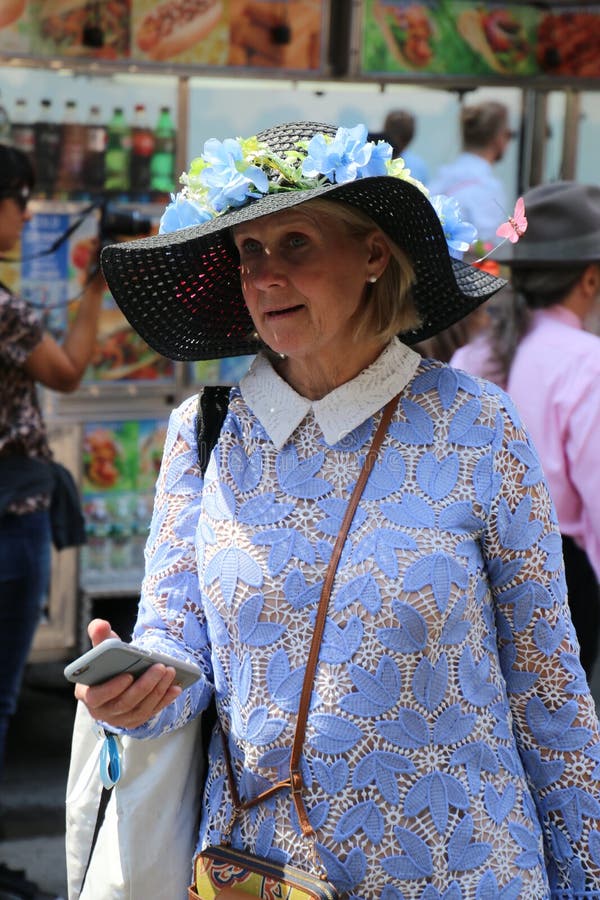 Easter hats parade editorial stock photo. Image of celebration - 19333653