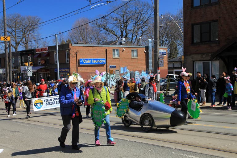 Easter Parade in Toronto editorial stock image. Image of building ...