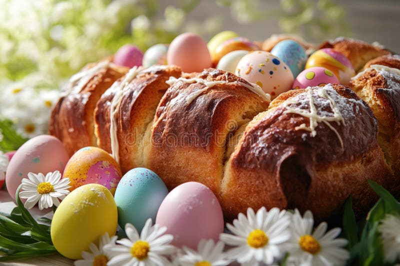 Easter Pastry Platter stock image. Image of sweet, platter - 363535185