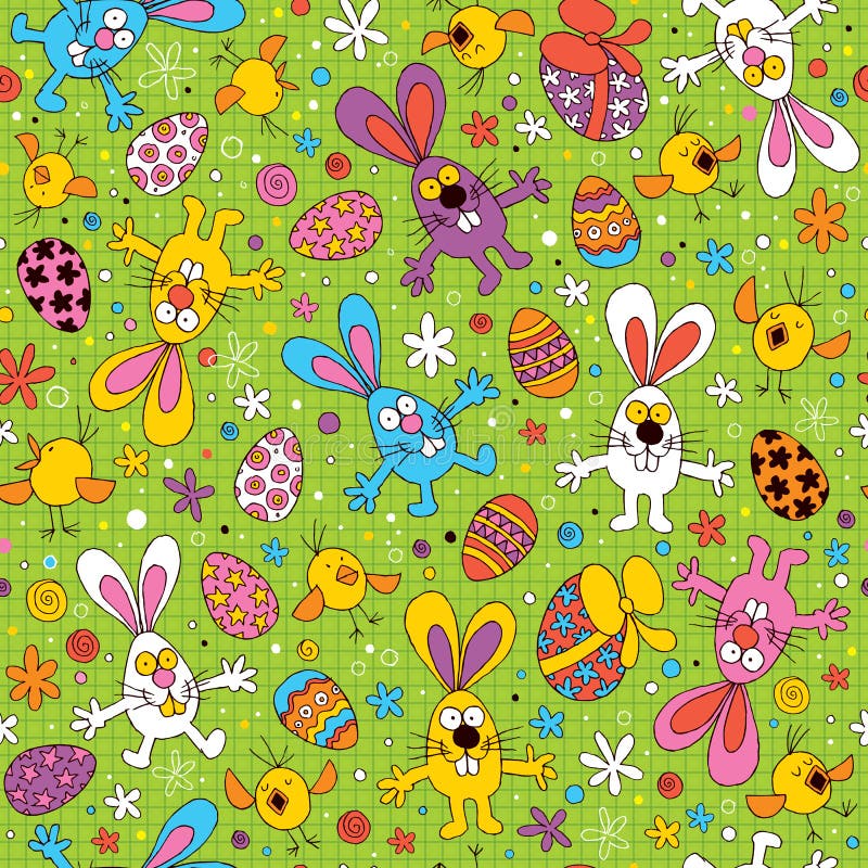 Happy Easter greeting card stock vector. Illustration of scrapbook ...
