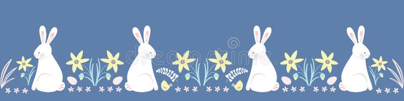Spring bunny stock vector. Illustration of holiday, green - 13545491
