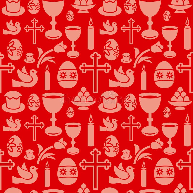 Easter pattern stock vector. Illustration of pattern - 40003298