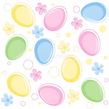 Easter Pattern / Seamless Background Stock Vector - Illustration of ...