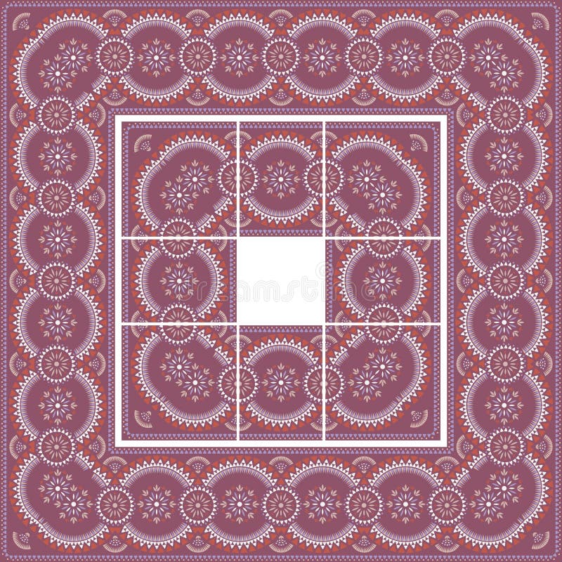 Easter Pattern with Separated Tiles. Stock Vector - Illustration of ...