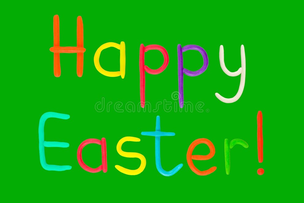 Easter plasticine card stock illustration. Illustration of blue - 17786365