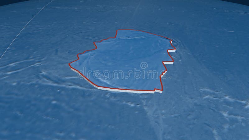 Easter Plate Extruded - Topo and Bathy Stock Illustration ...