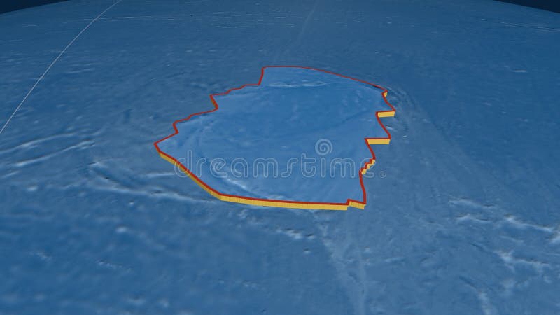 Easter Plate Extruded - Topographic Stock Illustration - Illustration ...