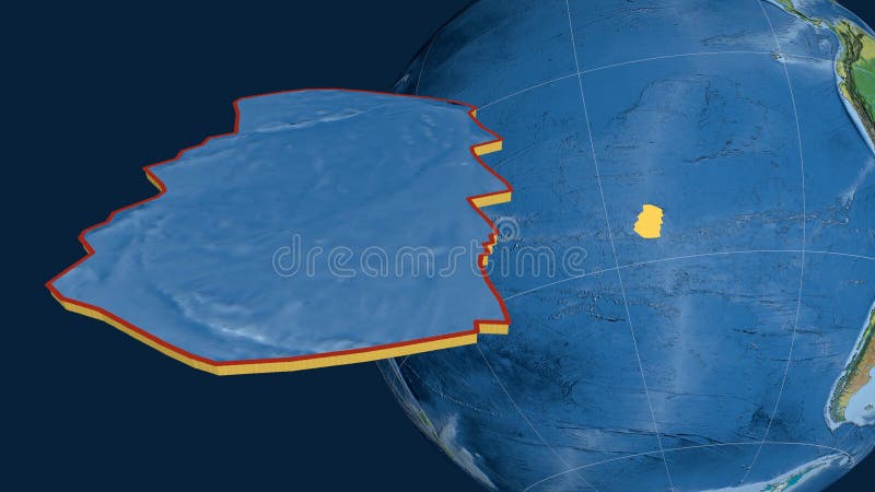 Easter Plate Presented - Topographic Stock Illustration - Illustration ...