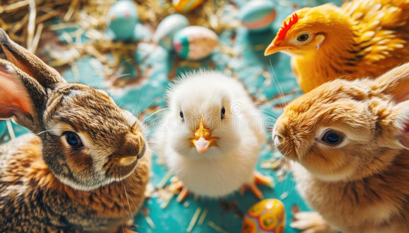 Easter rabbit stock photo. Image of traditional, rabbit - 12475024