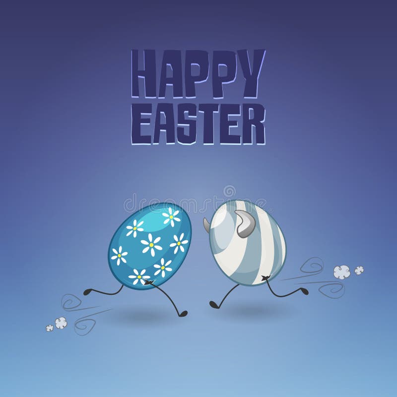 Easter Poster - Eggs Will Strike One Another and Break Up - Happy ...