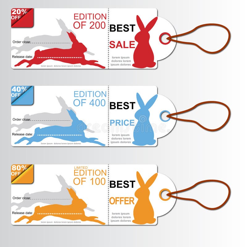 Easter price tags stock illustration. Illustration of paper - 88552905