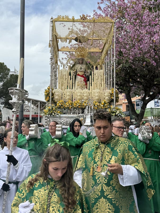 Easter Procession in Benalmadena, Malaga, Spain Editorial Photo - Image ...