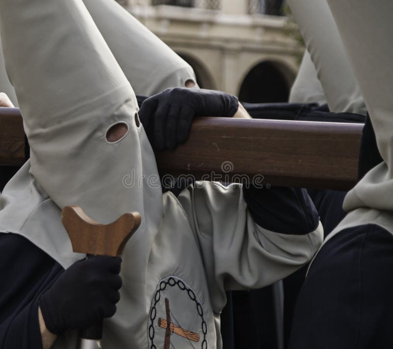 Easter Procession Executioner Stock Photo - Image of fear, penance ...