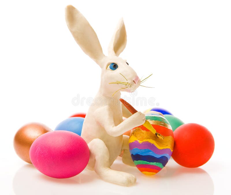Easter rabbit stock image. Image of holiday, custom, ears - 4618819