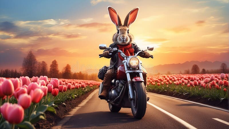 Biker Rabbit Stock Illustrations – 122 Biker Rabbit Stock Illustrations ...