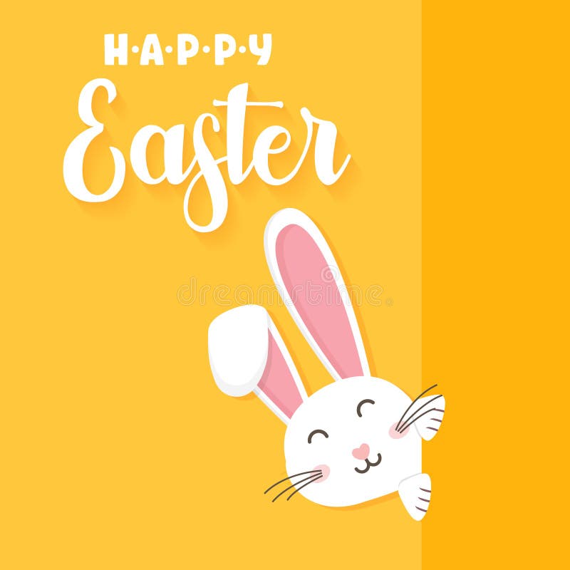 Easter Rabbit, Easter Bunny. Vector Illustration Stock Vector ...