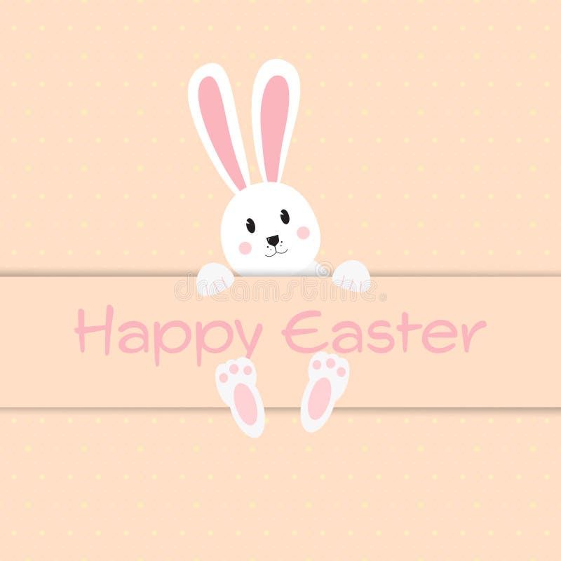 Easter Rabbit, Easter Bunny. Vector Illustration. Easter Day. Happy ...