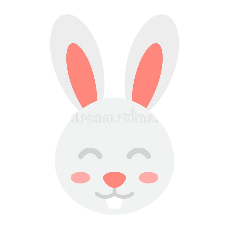 Easter Rabbit Line Icon, Easter and Holiday Stock Vector - Illustration ...