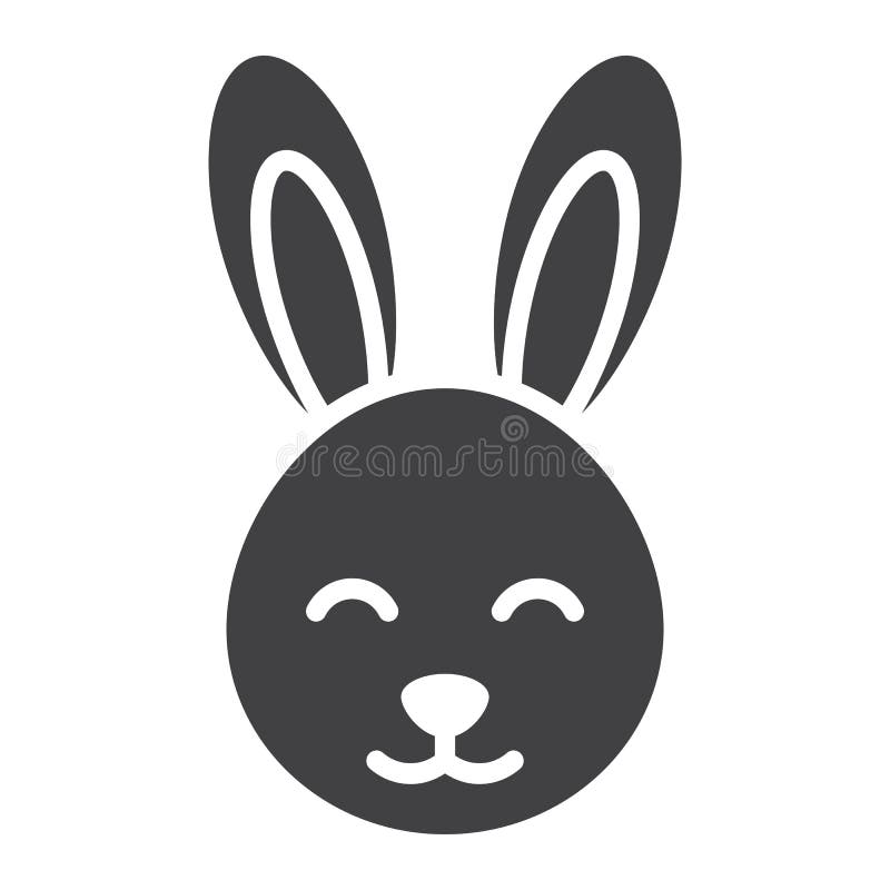 Easter Rabbit Line Icon, Easter and Holiday Stock Vector - Illustration ...