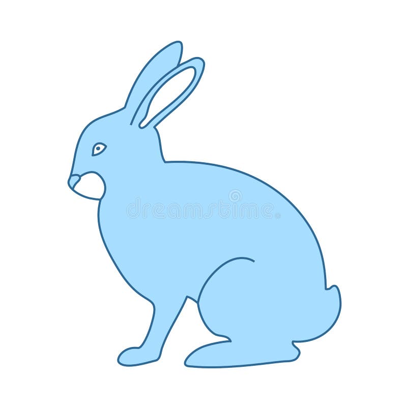 Easter Rabbit Icon stock vector. Illustration of easter - 211567094